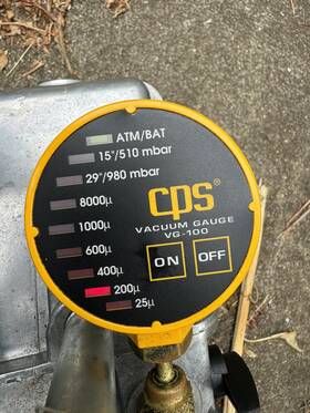 CPS VG-100 Vacuum Gauge Battery